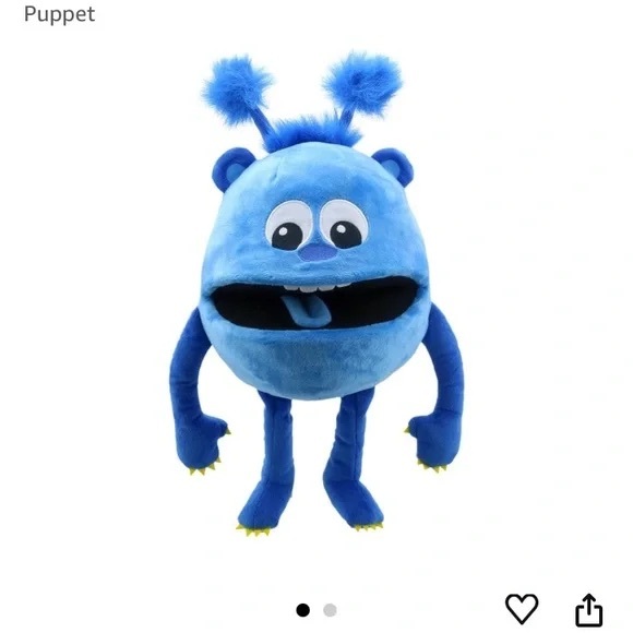 Toys | Blue Monster Puppet Toy | Poshmark